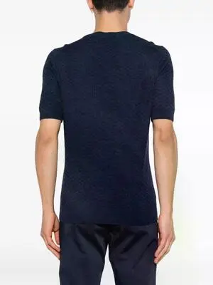 FILERIA Short-sleeve Textured T-shirt