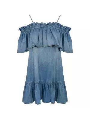 Pinko Ruffled Dress - Blue