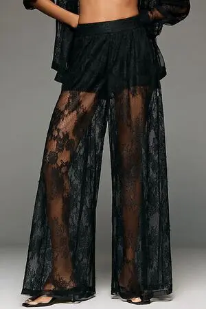 Bardot Hildie Lace Wide-leg Pants