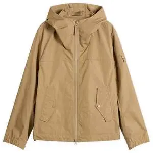 Stone Island Ghost Cotton Canvas Hooded Jacket - Dark Beige
