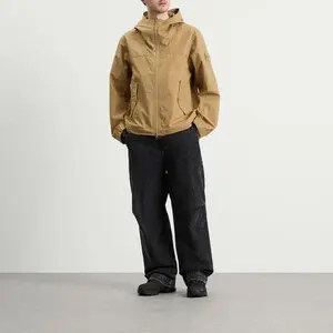 Stone Island Ghost Cotton Canvas Hooded Jacket - Dark Beige