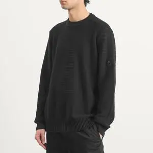 Stone Island Ghost Cotton Cashmere Knit Jumper - Black