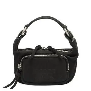 MARGESHERWOOD City Hobo Micro Bag - Black Nubuck