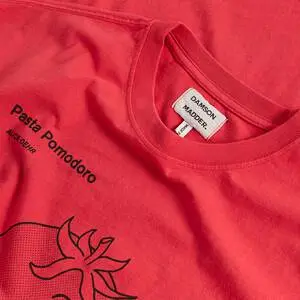 DAMSON MADDER Recipes With Friends Graphic T-shirt - Red