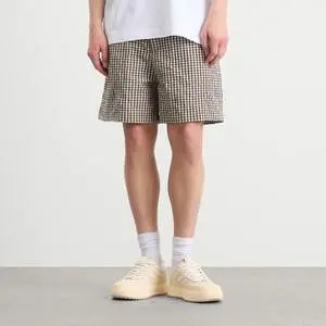 Moncler Check Drawstring Shorts