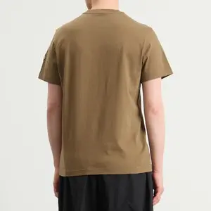 Moncler Flocked Logo T-shirt - Khaki