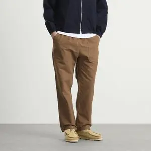 SERVICE WORKS Classic Canvas Chef Trousers - Bark