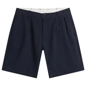 SERVICE WORKS Seersucker Part Timer Shorts - Dark Navy