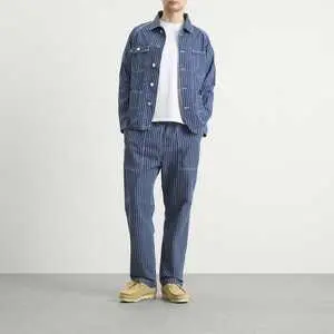SERVICE WORKS Pinstripe Denim Chef Pants