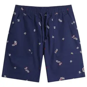 SERVICE WORKS Paisley Chef Shorts - Royal