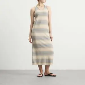 Auralee Gradient Stripe Knit Dress