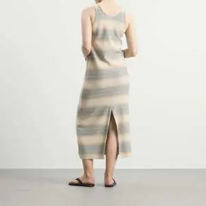 Auralee Gradient Stripe Knit Dress