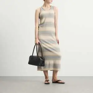 Auralee Gradient Stripe Knit Dress