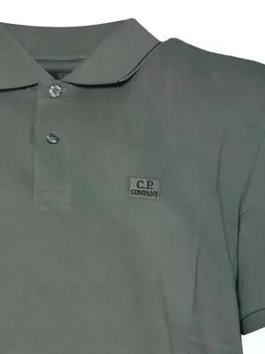 C.P. COMPANY Logo Polo Shirt - Green