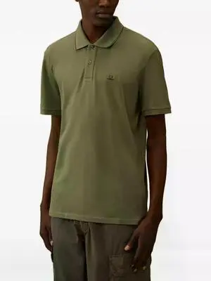 C.P. COMPANY Logo Polo Shirt - Green