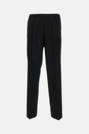CELLAR DOOR Ezio Trousers With Elasticated Waist - Black