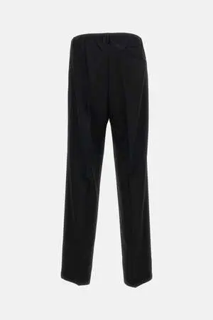 CELLAR DOOR Ezio Trousers With Elasticated Waist - Black