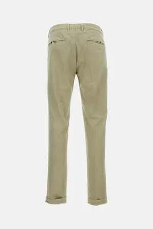 Incotex Slim-fit Cotton Trousers - Green