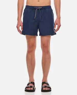 Paul Smith Zebra Print Short Trousers - Blue