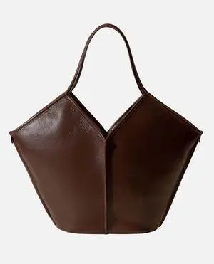 Hereu Calella Leather Tote Bag - Brown