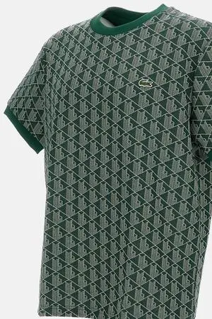 Lacoste Short-sleeved Jacquard Shirt