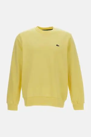 Lacoste Cotton Crewneck Sweatshirt - Yellow