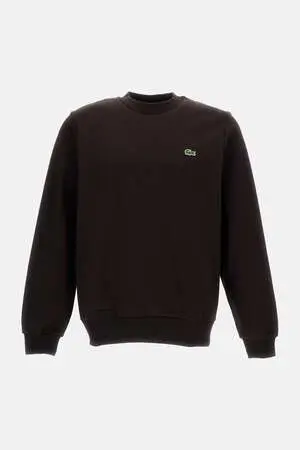 Lacoste Cotton Crewneck Sweatshirt - Brown