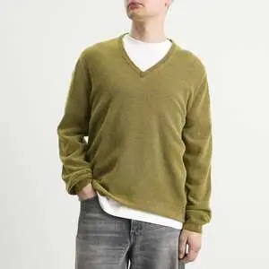 MAISON MARGIELA V-neck Spray Wash Jumper