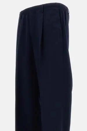 CELLAR DOOR Ezio Trousers With Elasticated Waist - Blue