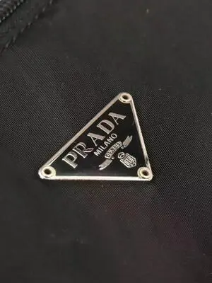 Prada 1990s Logo-plaque Tote Bag