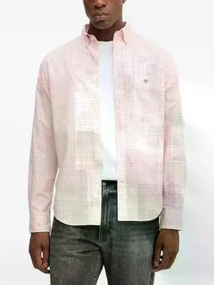 Gant Checked Regular Shirt - Pink