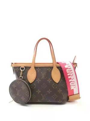 LOUIS VUITTON 2000-2020 Monogram Neverfull Bb Satchel - Brown