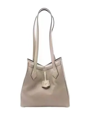 Fendi 2000-2010 Medium Leather Origami Tote Bag - Brown