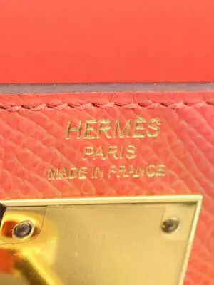 Hermès 2017 Epsom Kelly Ii Sellier 28 Handbag - Red