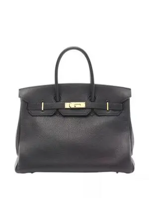 Hermès 2003 Togo Birkin 35 Handbag - Black