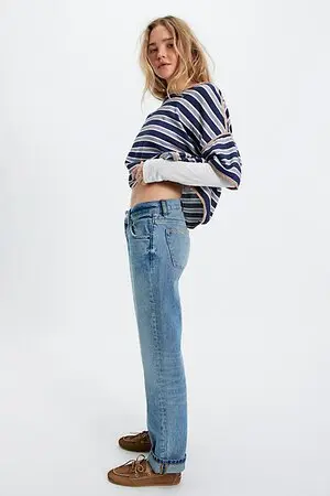 EB DENIM Mid-rise Straight Leg Jeans - Luca