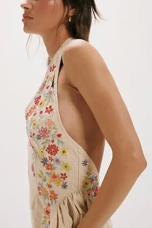 Free People Island Letter Mini Dress