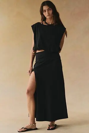 Free People Portia Skirt Set Black