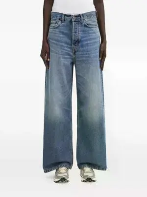 Fiorucci Back-print Jeans - Blue