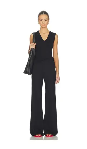 Enza Costa Sleeveless V-neck Top