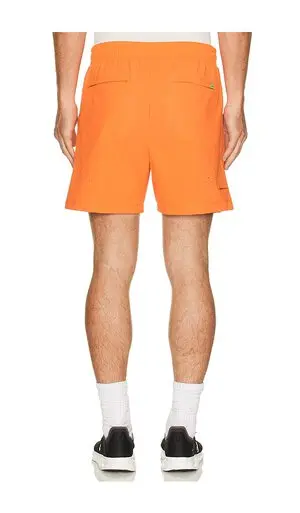 MALBON Performance Poly Tech Short - Orange
