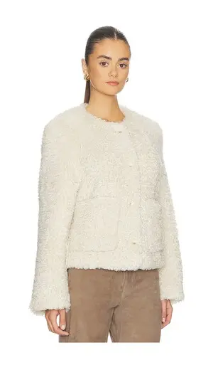 LAMARQUE Emilia Faux Fur Jacket