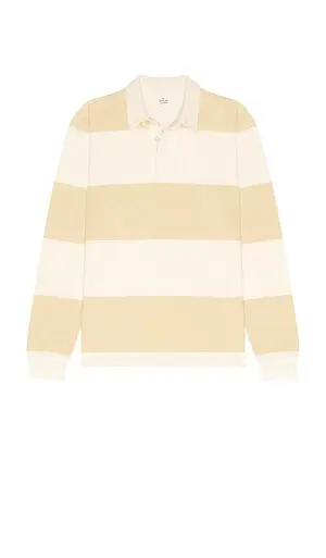 Marine Layer Sueded Rugby Polo In . Also
