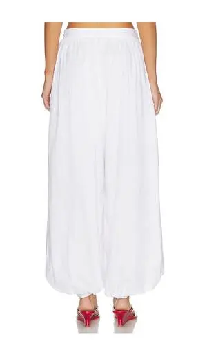 ROTATE BY BIRGER CHRISTENSEN Balloon Pleated Pants - White