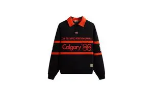 Kith Olympics Heritage Calgary Vintage Nelson Rugby - Black