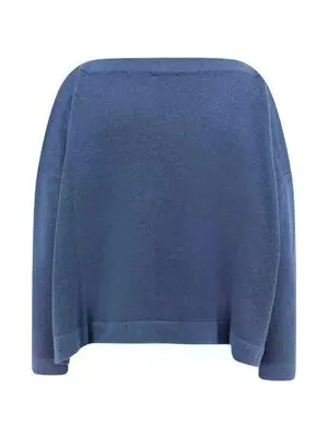 F CASHMERE Boat-neck Side-split Cashmere Sweater