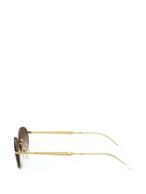 Ray-ban Oval Frame Sunglasses - Neutrals