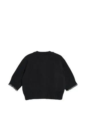 You Must Create Kwai Button Cardigan - Black