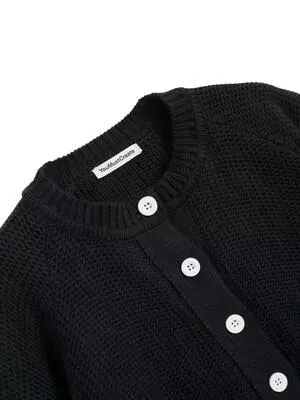 You Must Create Kwai Button Cardigan - Black