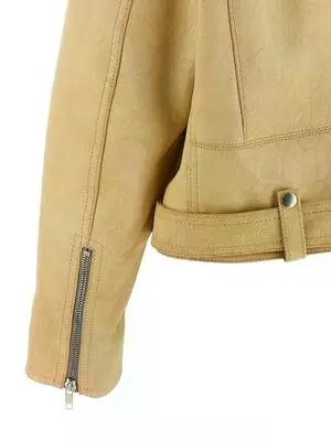 Rick Owens Biker Jumbo Stooges Jacket - Neutrals